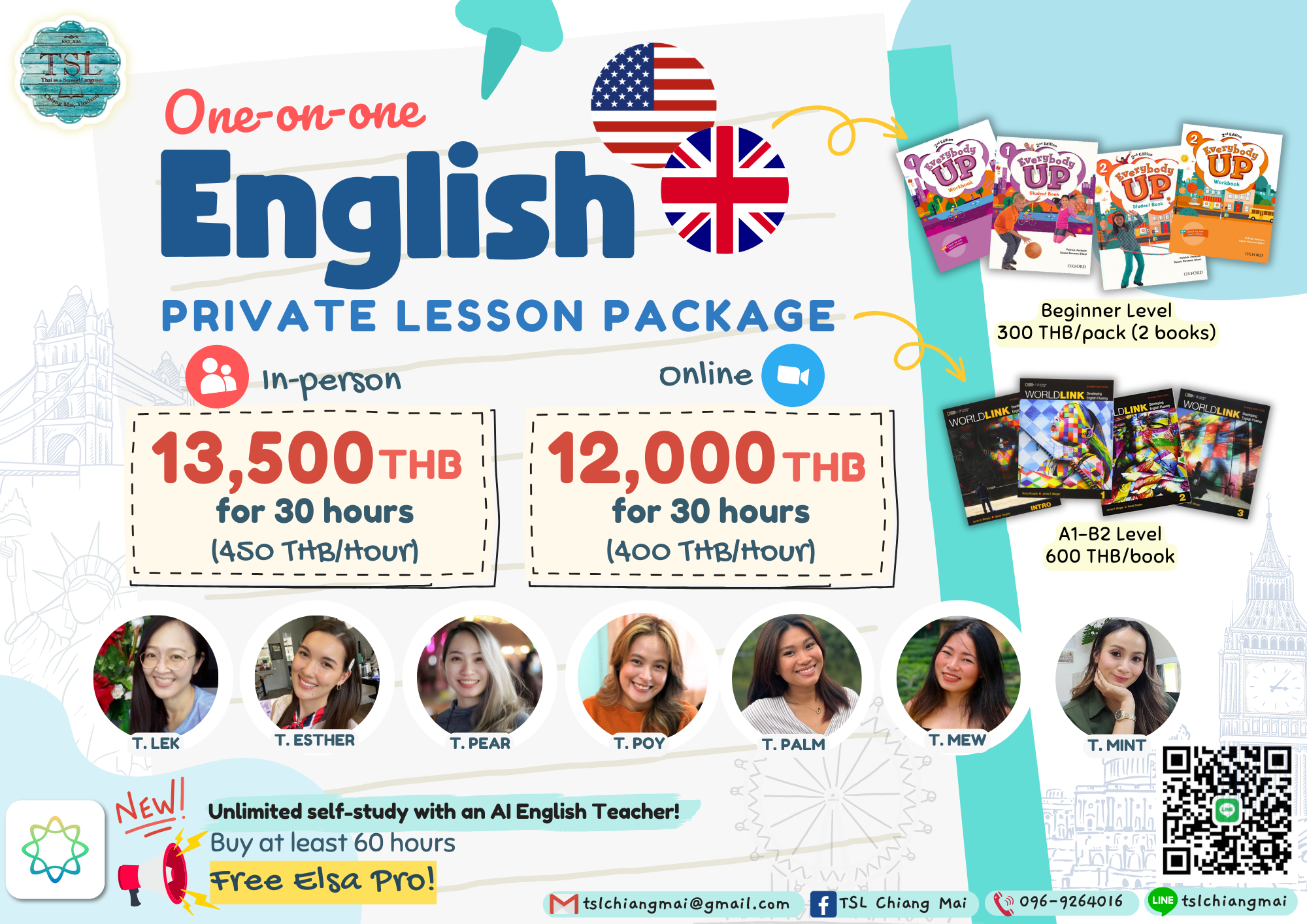 Learn English TSL Chiang Mai- Thai as a Second Language School